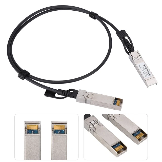 CABLE 10G SFP+ DAC 10Gbps SFP a SFP convertidor de conexión directa ...
