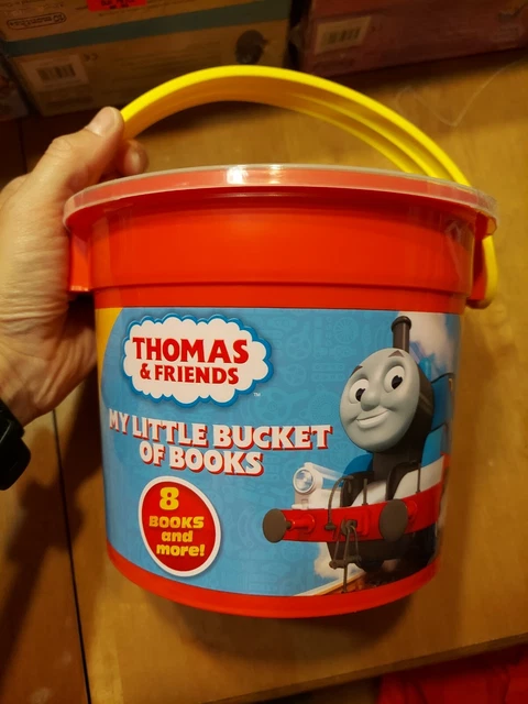 THOMAS & FRIENDS My Little Bucket of 8 Board Books Plus Crayons ...