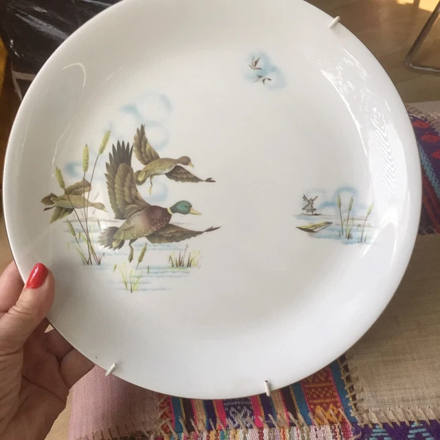 VINTAGE FLYING DUCKS PLATE BY ALFRED MEAKIN 1950’s/60’s SERVING PLATE ...