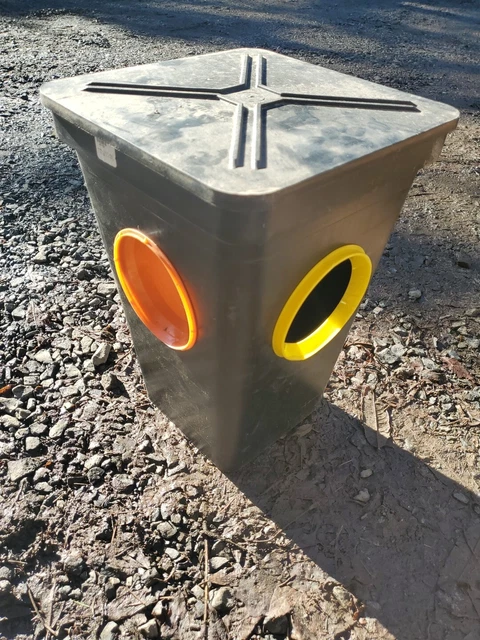 TUFF TITE 4 Hole Distribution Box Septic , Lid, Fittings $24.98 - PicClick