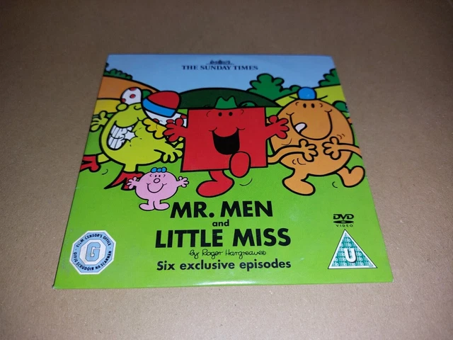 MR MEN & Little Miss ~ The Sunday Times Promo Dvd Excellent Six ...
