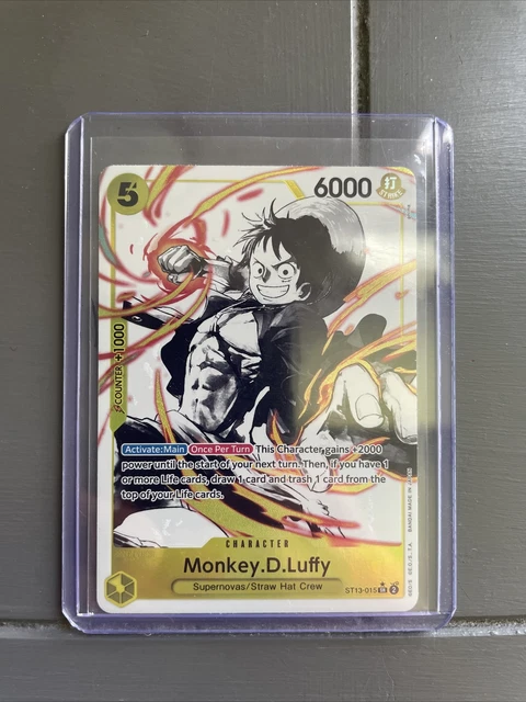 ONE PIECE MONKEY.D.LUFFY SR Super Rare ST13-015 Ultra Deck The Three Brothers EUR 20,96 ...