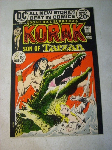 KORAK SON OF TARZAN #47 ART original cover proof 1972 KUBERT JUNGLE ...