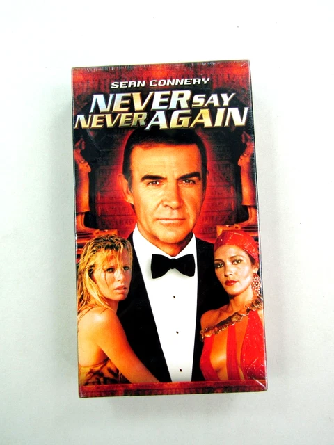 NEVER SAY NEVER Again VHS Sean Connery James Bond 007 Action Thriller Sealed New £9.00 - PicClick UK