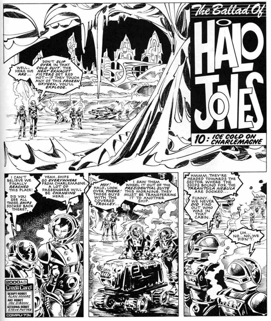 2000AD PROG THE Ballad of Halo Jones Alan Moore All 37 Comic Books 7 7 ...