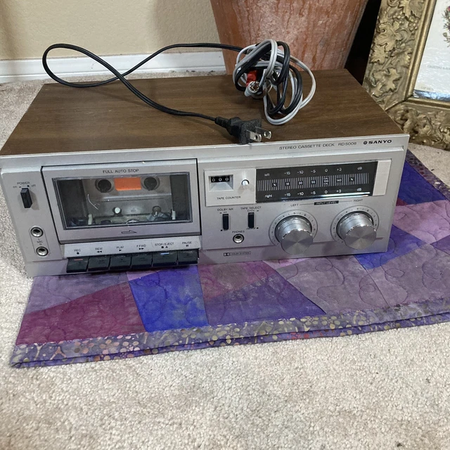 SANYO STEREO Cassette Deck # RD 5008 Old Vintage Rare £54.17 - PicClick UK