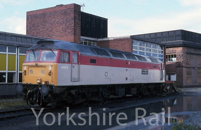 35MM RAILWAY SLIDE Class 47 | 47972 | Saltley TMD 1994 + copyright £3. ...