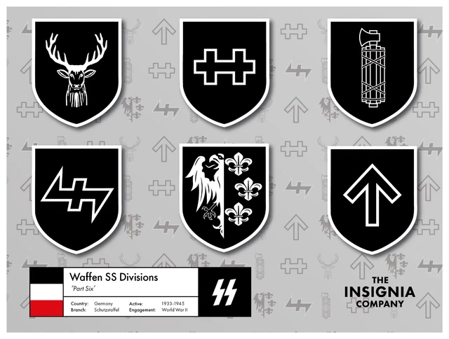 GERMAN WAFFEN-SS PANZER Divisions - Part 6 - SAV Stickers £2.50 ...