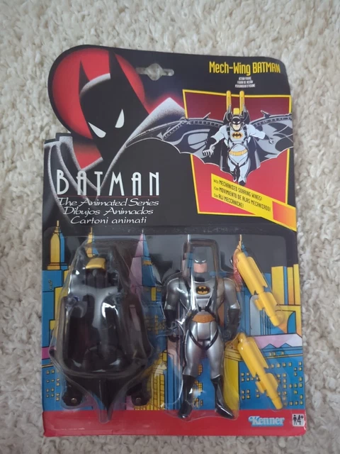 BATMAN THE ANIMATED Series Mech-Wing Batman 1993 Kenner Sealed £50.00 ...