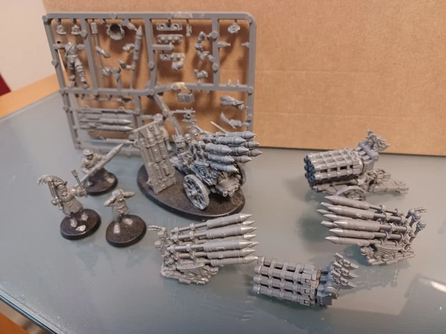 WARHAMMER FANTASY EMPIRE Helstorm Rocket Battery/helblaster Volley Gun ...