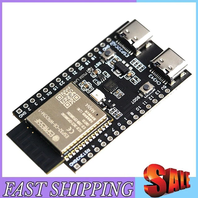 ESP32-C6 MINIMUM SYSTEM Board WiFi Bluetooth-Compatible ESP32-C6-WROOM-1 RISC-V £8.51 - PicClick UK