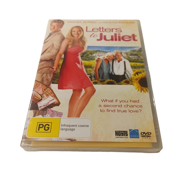 LETTERS TO JULIET DVD Romance Comedy Drama New York Italy Region 4 ...