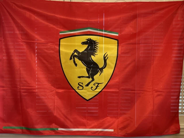 ORIGINAL LICENSED LARGE Scuderia Ferrari RACING FLAG F1 $59.95 - PicClick