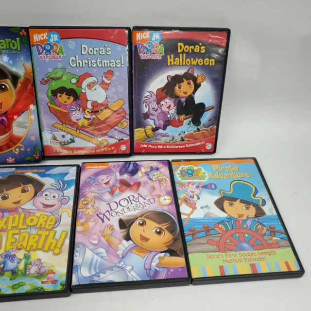 Dora The Explorer Nickelodeon Nick Jr Tv Show Dvds Lot Of 7 Movies