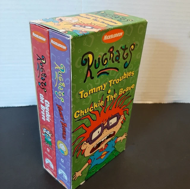 Rugrats 2 Vhs Box Set Tommy Troubles And Chuckie The Brave Orange Vhs