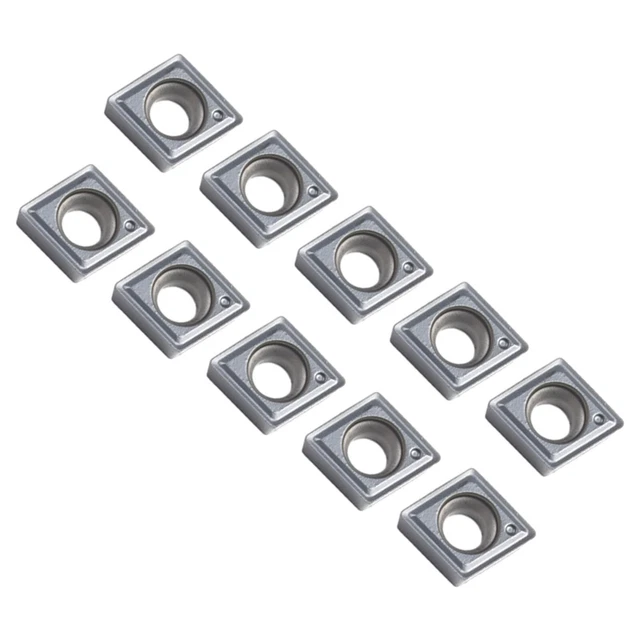 INSERTS EN CARBURE haute performance CCMT060204 NN pour acier CCMT21 51 NN 10 pi EUR 10,24 ...