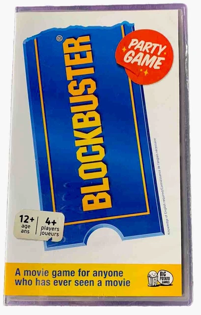 NEW! BLOCKBUSTER VHS Movie Knowledge Trivia Party Board Game 100% ...
