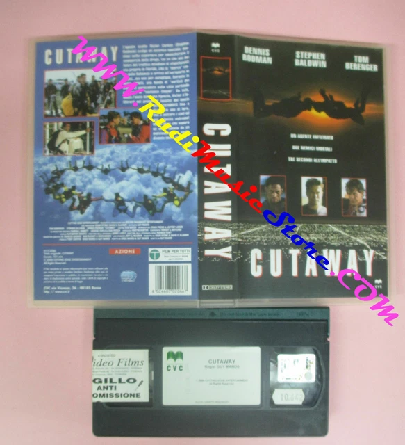 2000 VHS CUTAWAY Movie Dennis Rodman Stephen Baldwin Tom Berenger CVC ...