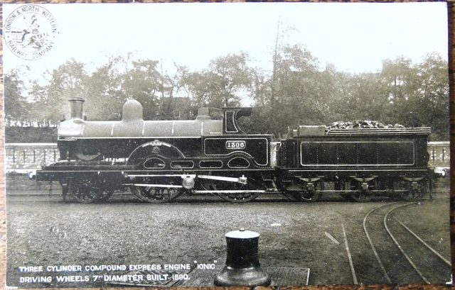 LONDON & NORTH Western Railway Three Cylinder Compound Express Engine ...