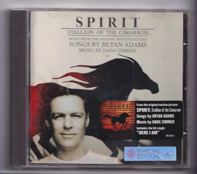 (LE718) BRYAN ADAMS: Spirit, Stallion Of The Cimarron, Soundtrack ...