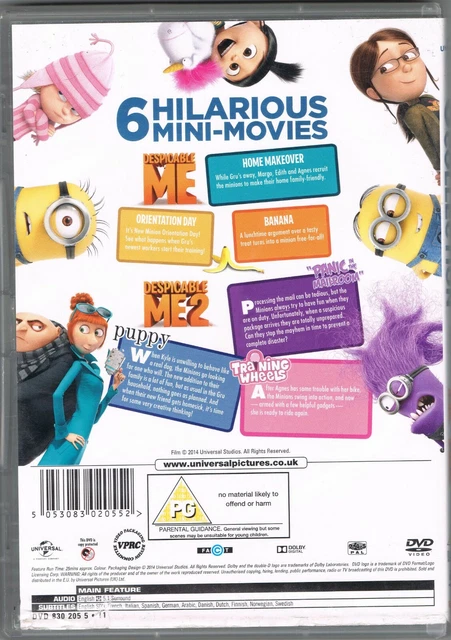 6 MINI-MOVIES COLLECTION from Despicable Me & Despicable Me 2 (DVD 2014 ...