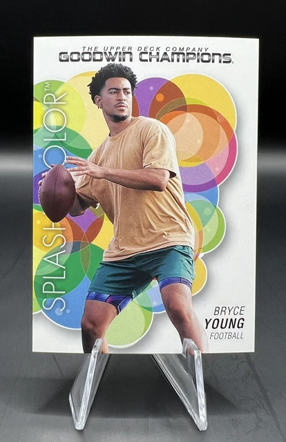 BRYCE YOUNG 2023 UD Goodwin Champions éclaboussure de couleur RC ...