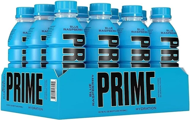 PRIME HYDRATION ENERGY Drink Blue Raspberry 500ml BBE FEB 2024 £15.99 ...