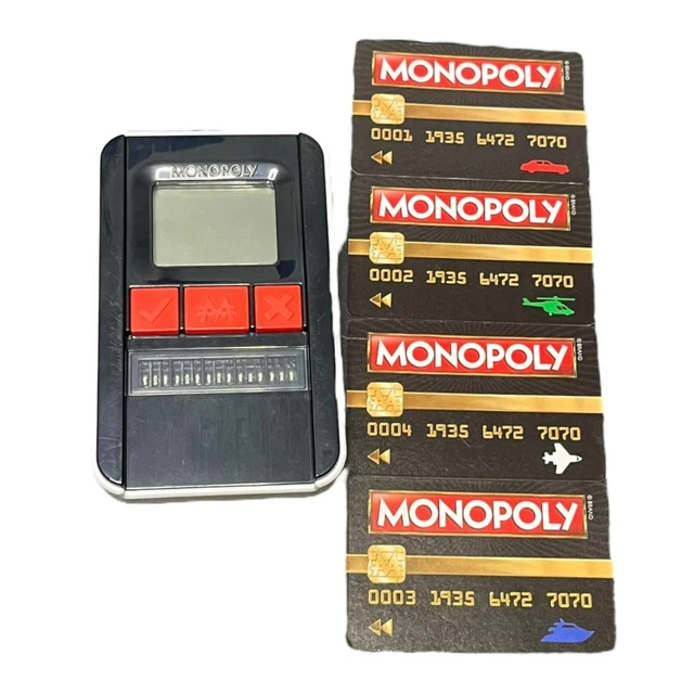 MONOPOLY ULTIMATE BANKING Game Replacement Parts Banking Unit With bank ...