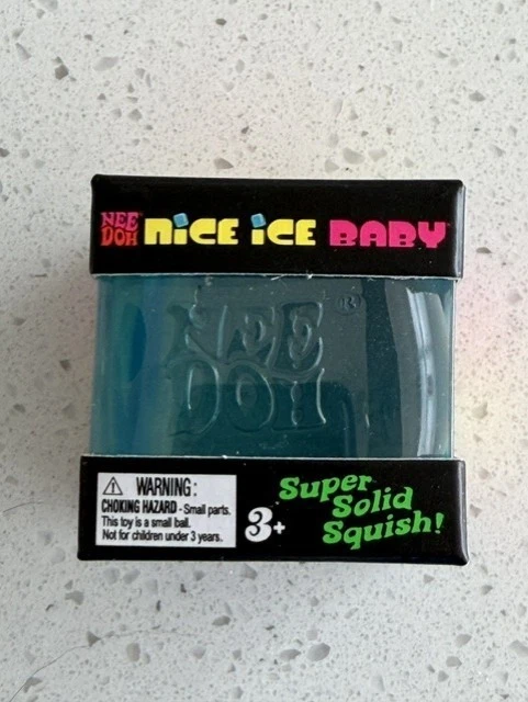 NEEDOH NEE Doh NICE ICE BABY (BLUE) - Solid Squish! Small Cube - SEALED ...