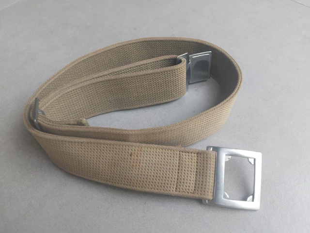 VINTAGE 1969 CHINESE ARMY PLA military surplus type 65 webbing belt ...
