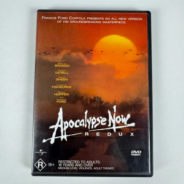 APOCALYPSE NOW REDUX (DVD 1979) Marlon Brando Robert Duvall Martin ...