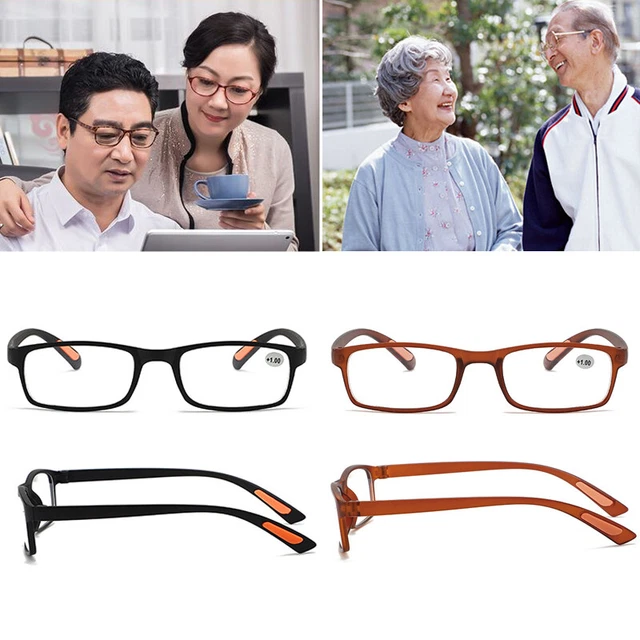 UNISEX TR90 ANTI-BLAULICHT Quadratische Lesebrille Sport Leichte Brille ɞ С EUR 3,81 - PicClick DE