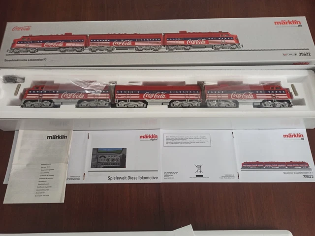 MÄRKLIN 39622 &COCA-COLA& Us-Dieselelektrische Lokomotive Emd F7 In Ovp+Neu EUR 669,99 - PicClick DE