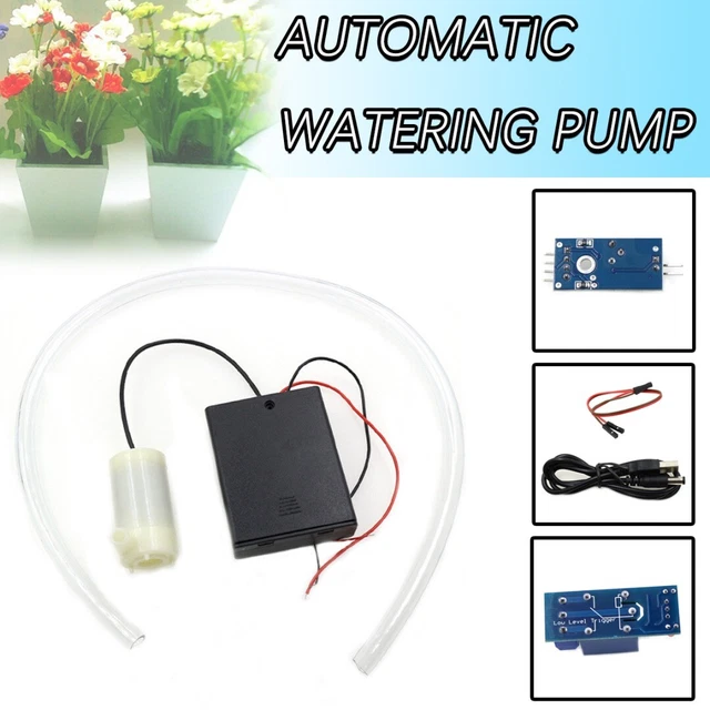 DIY AUTOMATIC WATERING Irrigation System Soil Moisture Sensor Pump ...