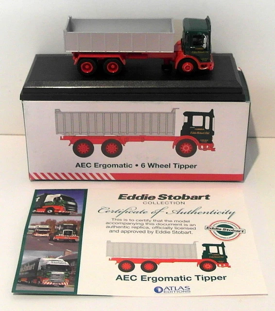 ATLAS 1/76 SCALE 4 649 104 - AEC Ergomatic 6 Wheel Tipper Eddie Stobart ...