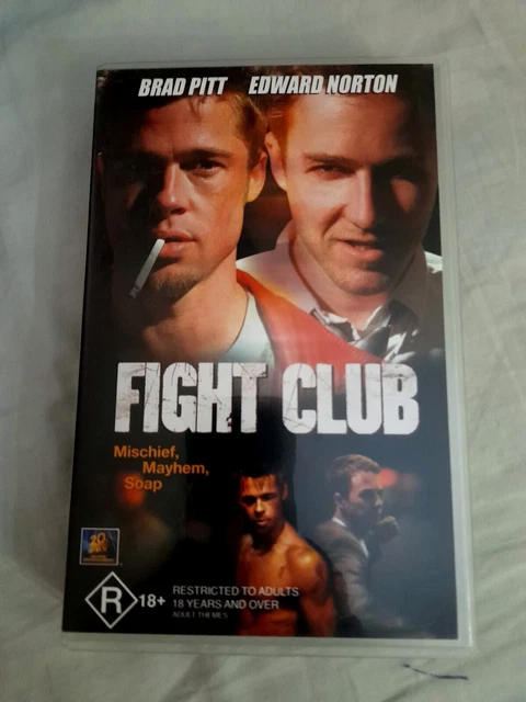 FIGHT CLUB [VHS] 20th Century Fox Big Box Ex-Rental Video Tape David ...