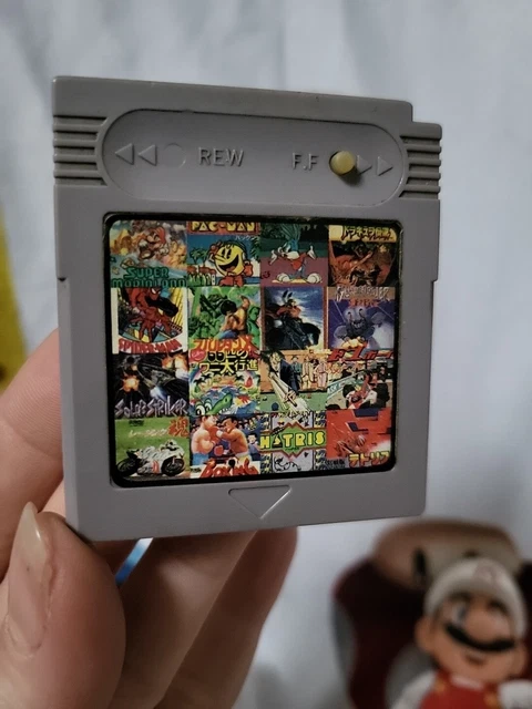 CARTOUCHE MULTIJEUX PACMAN Spider Man ...pour Game Boy Made In Japan ...