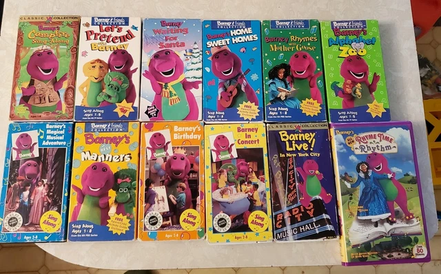 BARNEY VHS VINTAGE Lot of 12 Tapes £56.62 - PicClick UK