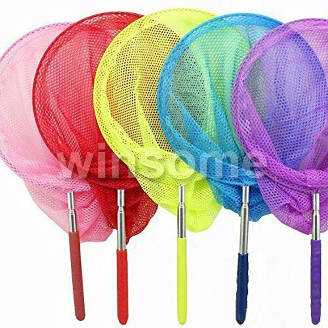 FISHING NET KIDS Children Mesh Extendable Rod Insect Butterfly Pocket ...