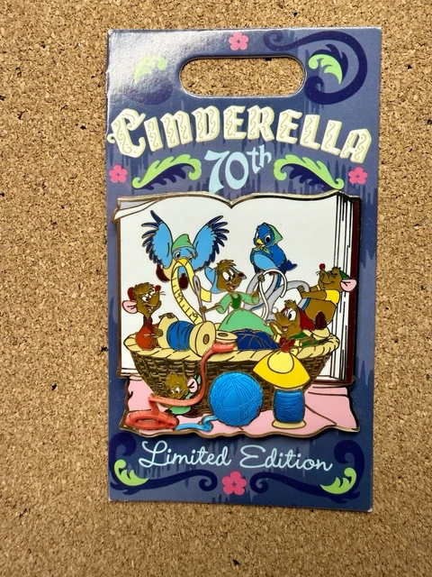 DISNEY 2020 CINDERELLA 70th Anniversary Sewing Mice &Birds Jaq & Gus ...