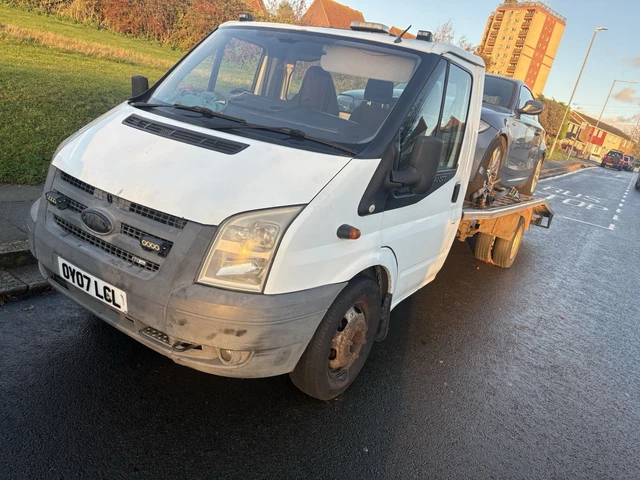 MK7 FORD TRANSIT Recovery Truck Runs Drives Great Winch Ramps Px Etc £ ...