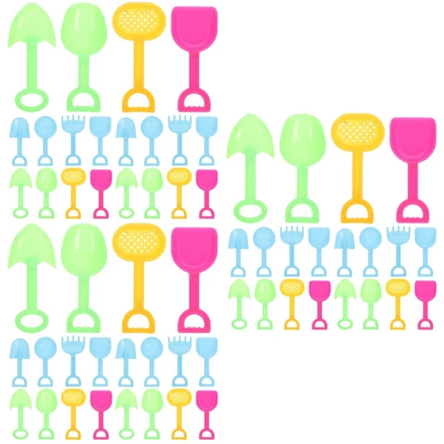 72 PCS EXCAVATOR Toy Kids Beach Play Props Mini Sand Digging Tool ...