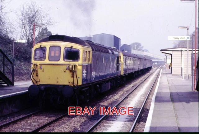 ORIGINAL 35MM SLIDE ORIG 35MM SLIDE CLASS 33 NO 33109 AT BOTLEY STATION ...