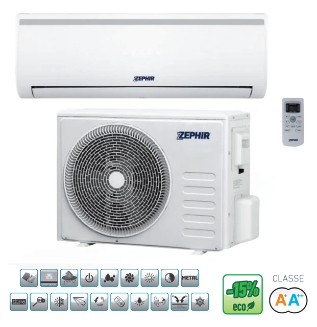 ZEPHIR CONDIZIONATORE 12000BTU A++/A+ Gas R32 Ztq12000 £289.07 ...