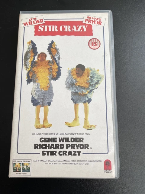 STIR CRAZY 1980 (VHS) Gene Wilder, Richard Pryor, Comedy Classic £4.99 ...