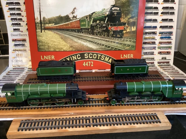 HORNBY FLYING SCOTSMAN. X TWO ENGINES & TENDERS - 4472 LNER £41.00 ...