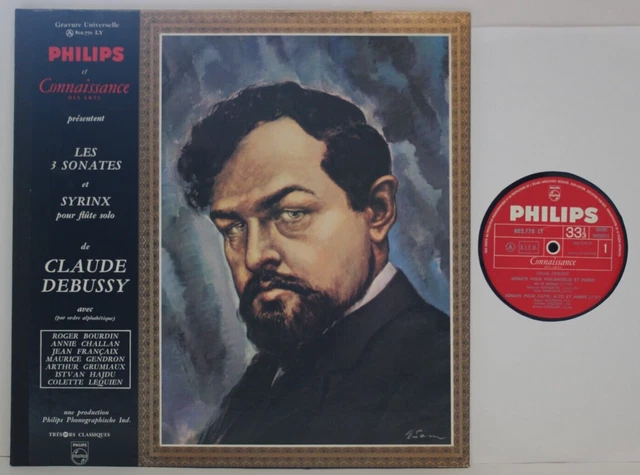 CLAUDE DEBUSSY, ARTHUR Grumiaux, Maurice Gendron, Roger Bourdin - LP FR- Philips EUR 21,95 ...
