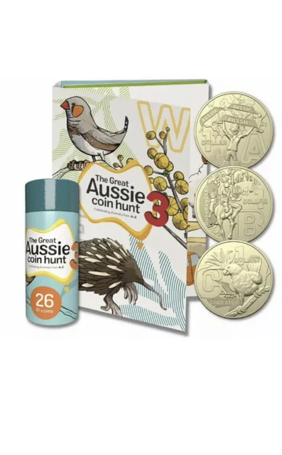 2022 A-Z GREAT AUSSIE COIN HUNT Series 3 | COMPLETE SET 26 $1 Coins ...