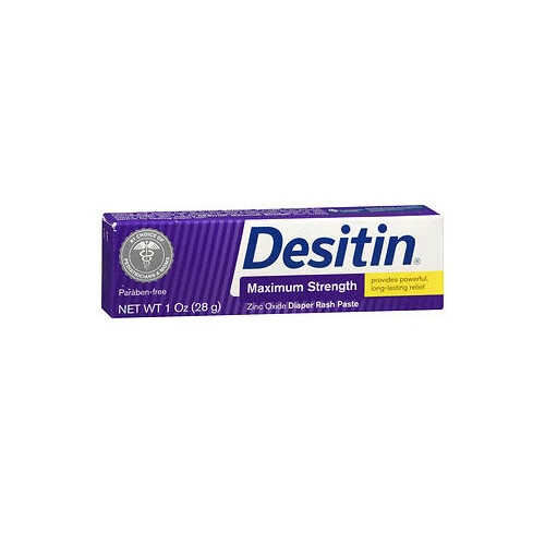 DESITIN MAXIMUM STRENGTH Zinc Oxide Diaper Rash Paste 1 Oz By Desitin £ ...