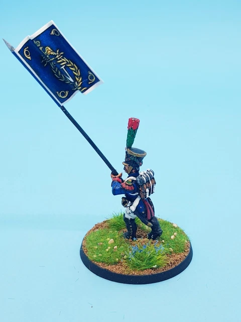 28MM NAPOLEONIC FRENCH Middle Guard Fusilier Chasseur Regiment Eagle ...